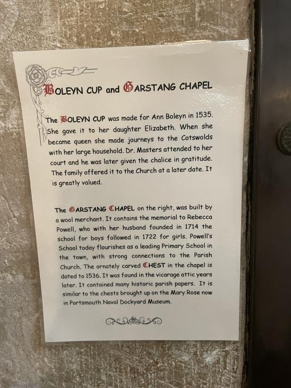 Boleyn Cup - Best Cotswold Tours